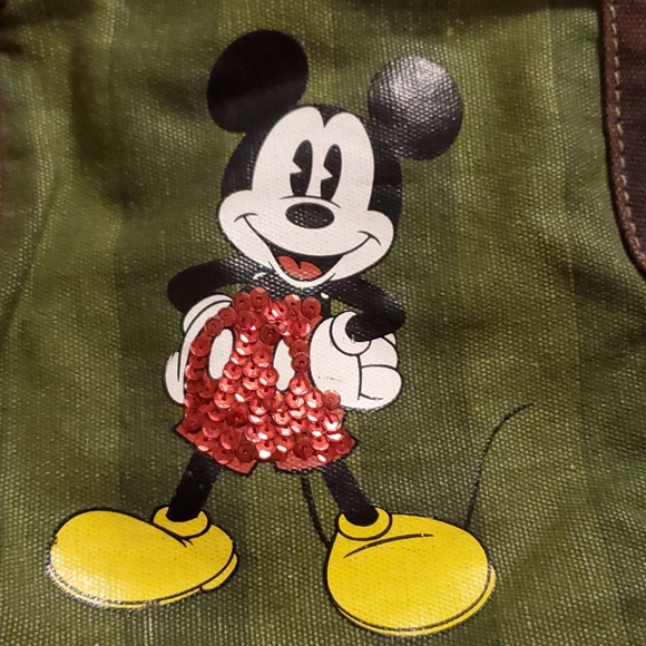 Bags | Minnie Mouse Army Green Crossbody | Poshmark